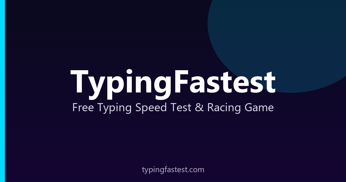 TypingFastest — Free Typing Speed Test & Racing Game